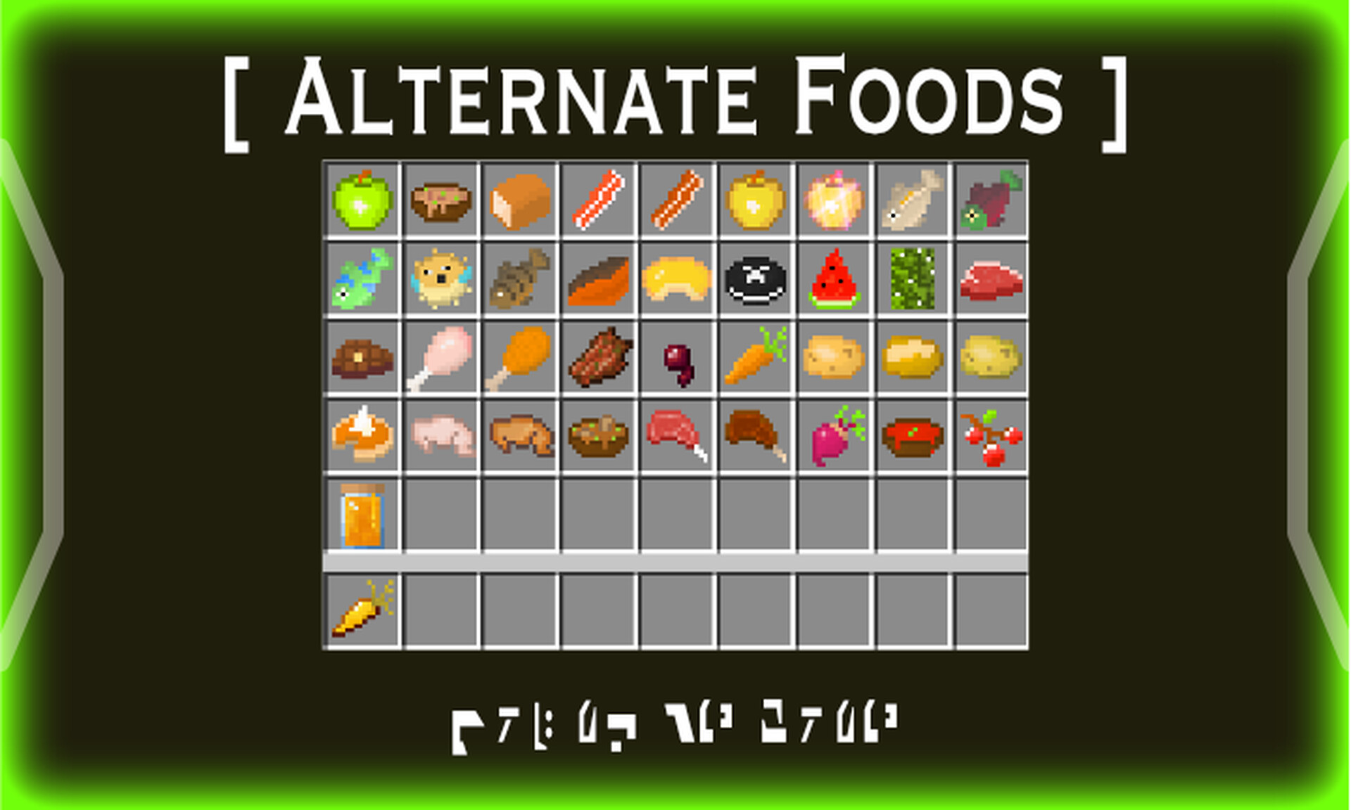 Hobbeswyn's Alternate Foods Minecraft Texture Pack
