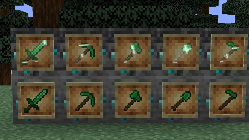 Netherite emerald edit VERSION 1 Minecraft Texture Pack