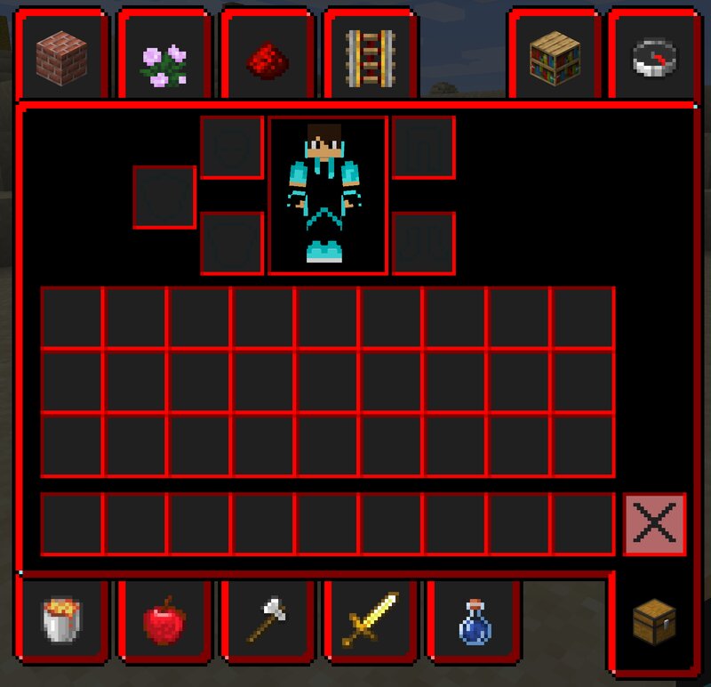 Oakljens Red Gui Minecraft Texture Pack