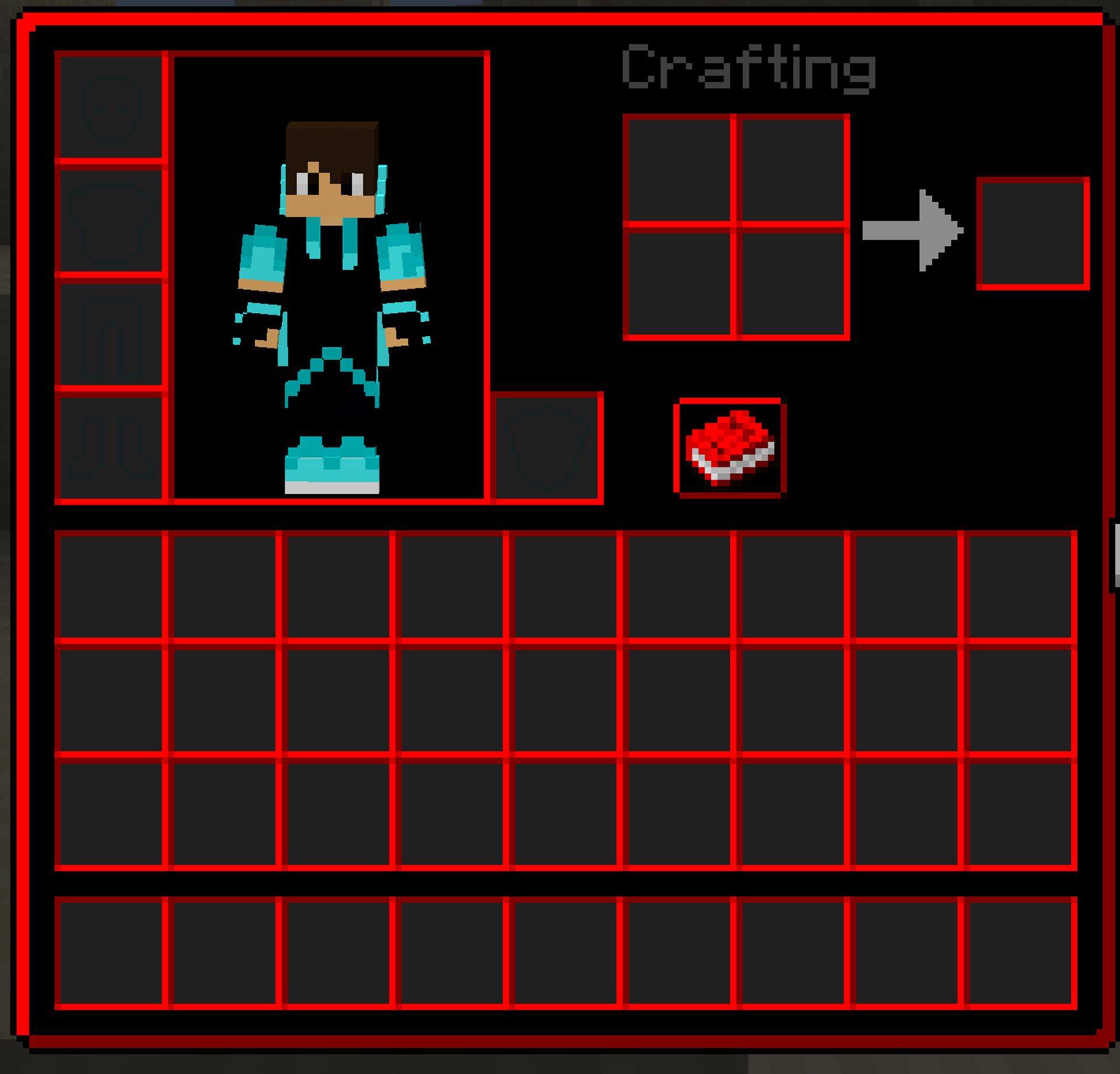 Oakljens Red Gui Minecraft Texture Pack