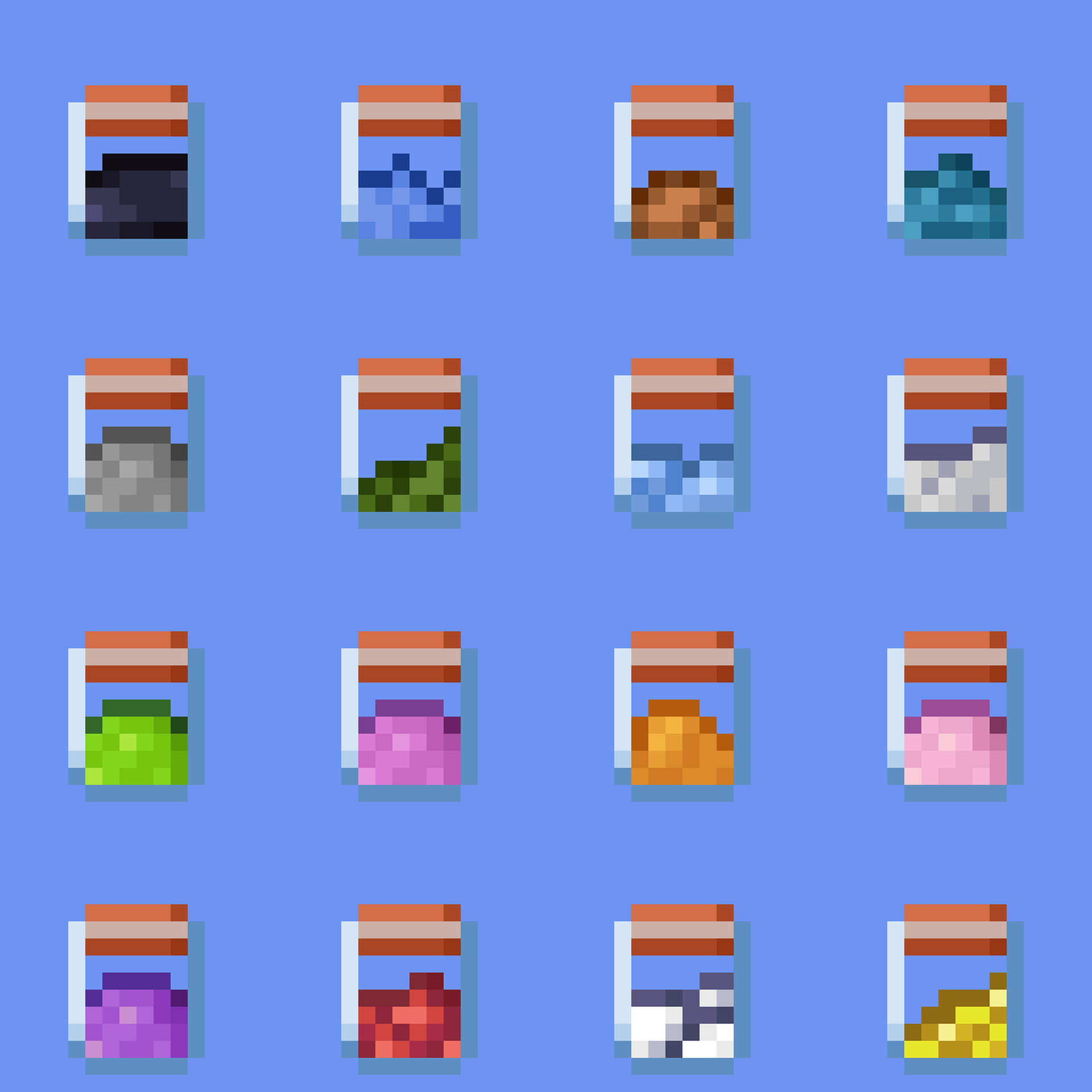 Bottled dye Minecraft Texture Pack
