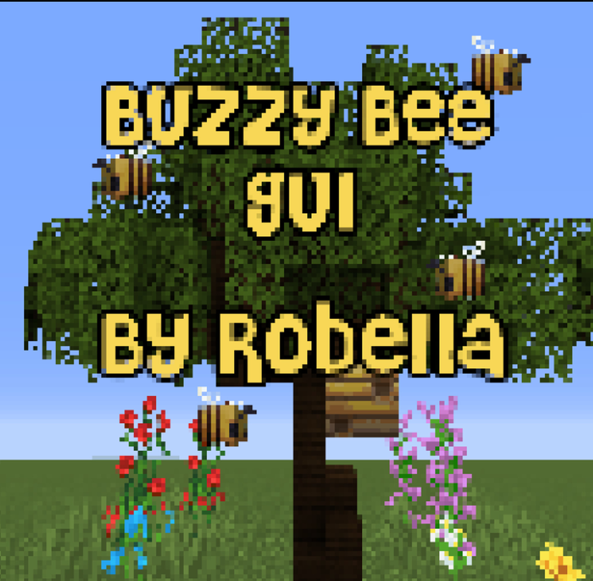 Buzzy Bee GUI & Hot Bar 🐝 Minecraft Texture Pack
