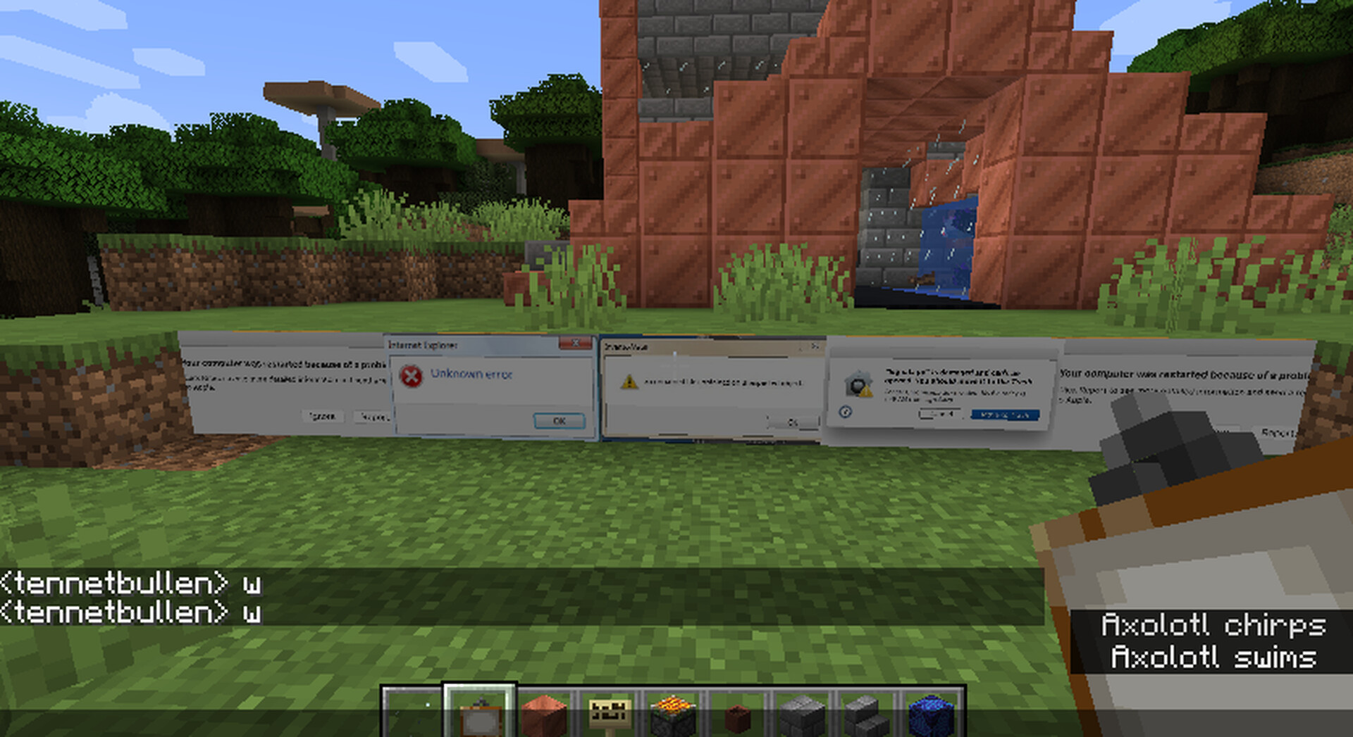 custom paintings: among us, errors, OS logos, pokemon, etc Minecraft ...