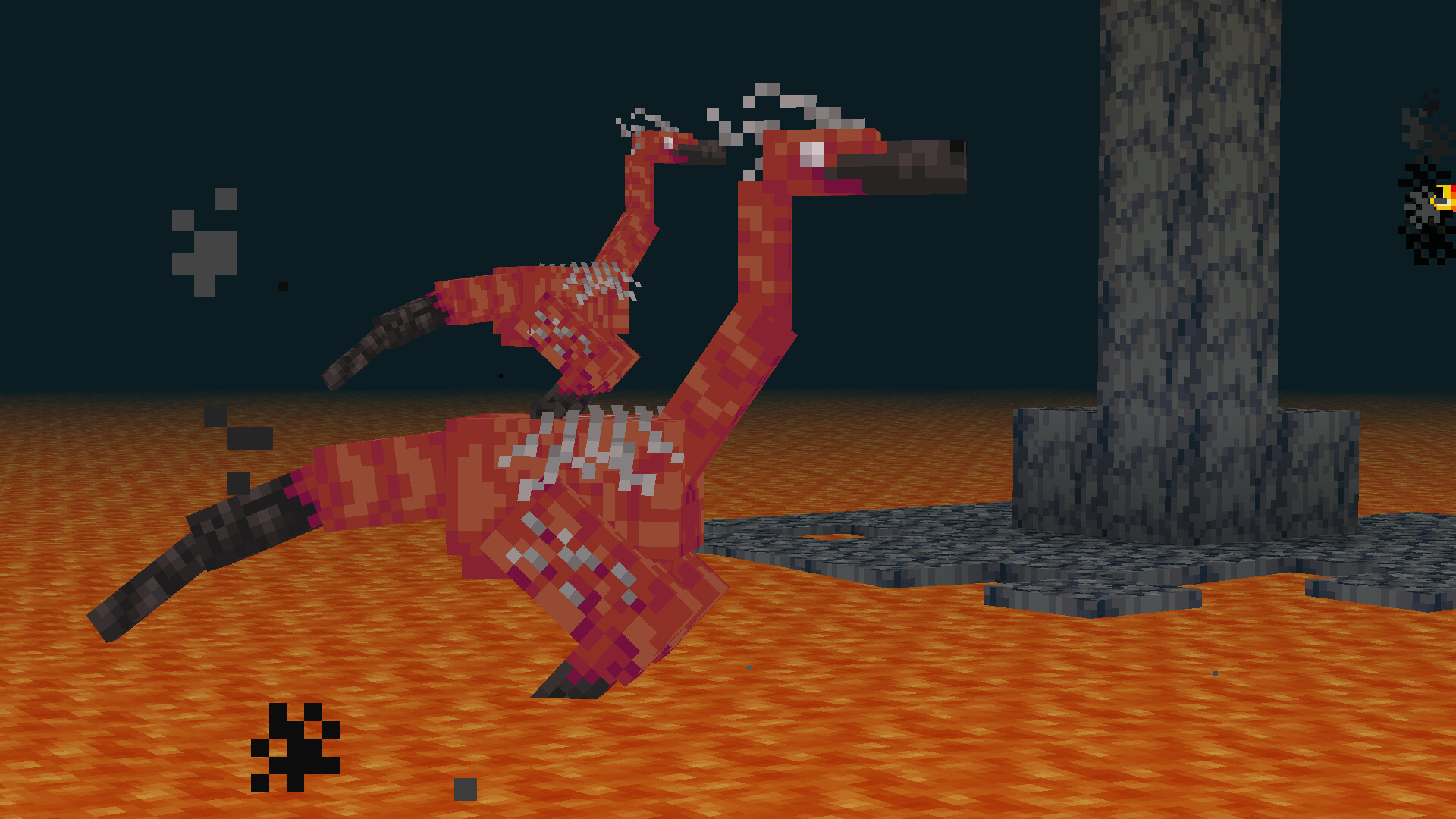 [Dino][1.19 - v1.5] Fossilize - DinoMobs Remodel! Dilocreepus Re ...