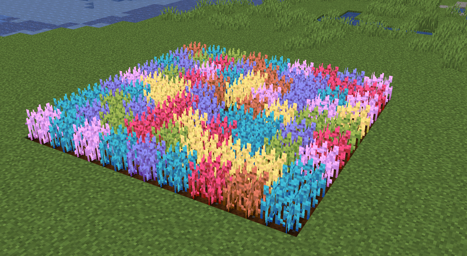 Rainbow Crops Minecraft Texture Pack