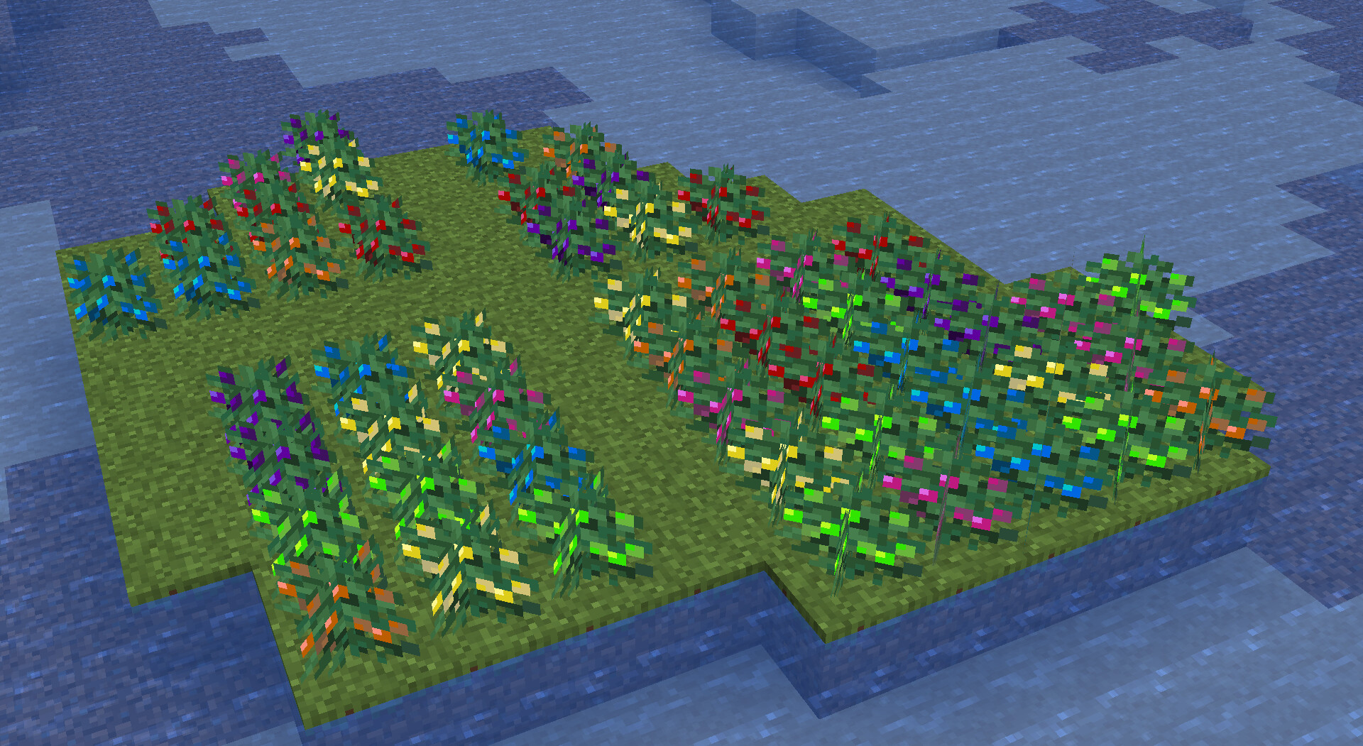 Rainbow Crops Minecraft Texture Pack