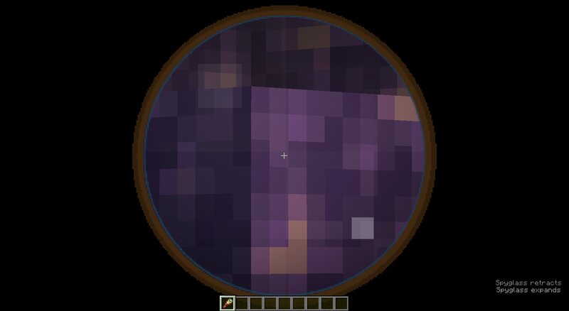 Round Spyglass Zoom Minecraft Texture Pack