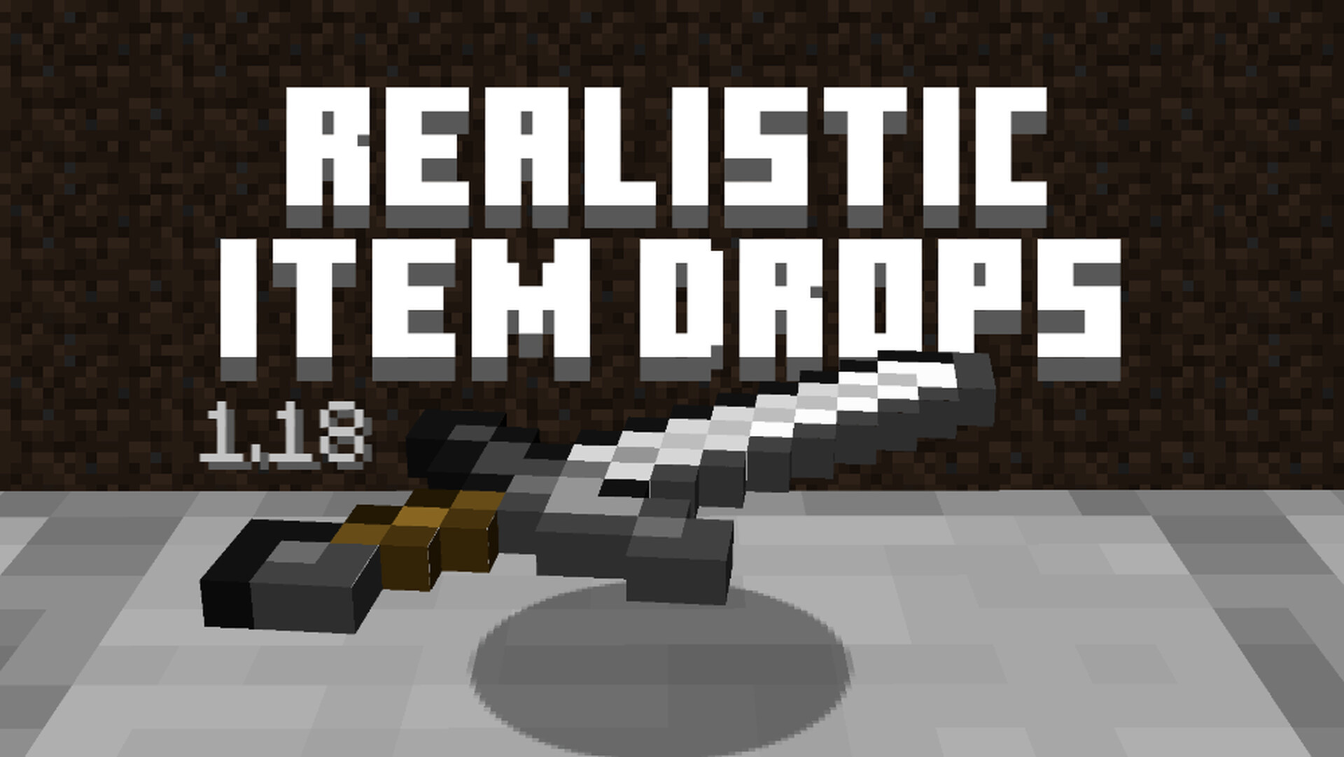 Realstic Item Drops for 1.18 | v2.0.1 Minecraft Texture Pack