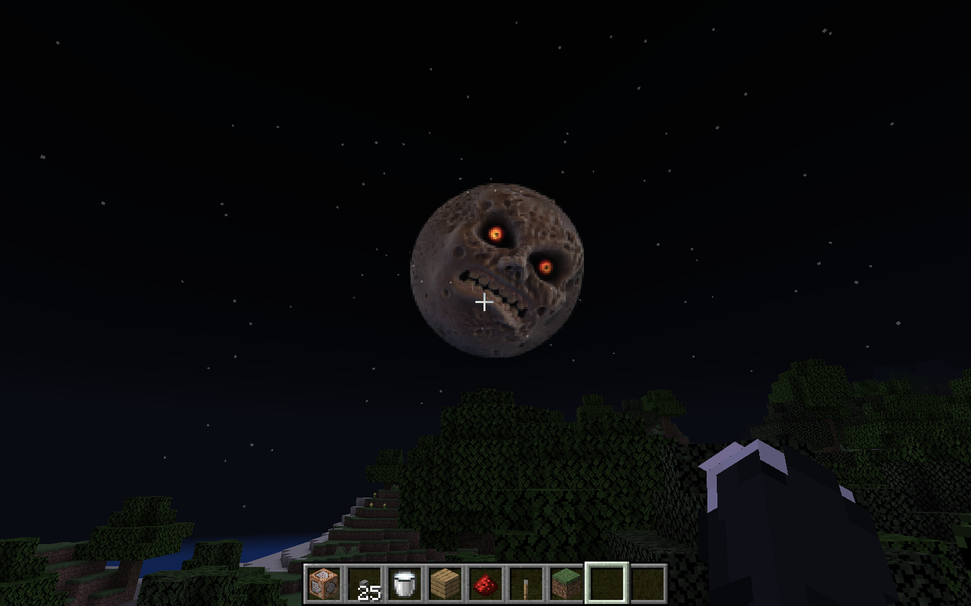 Zelda Majora's Mask moon Minecraft Texture Pack