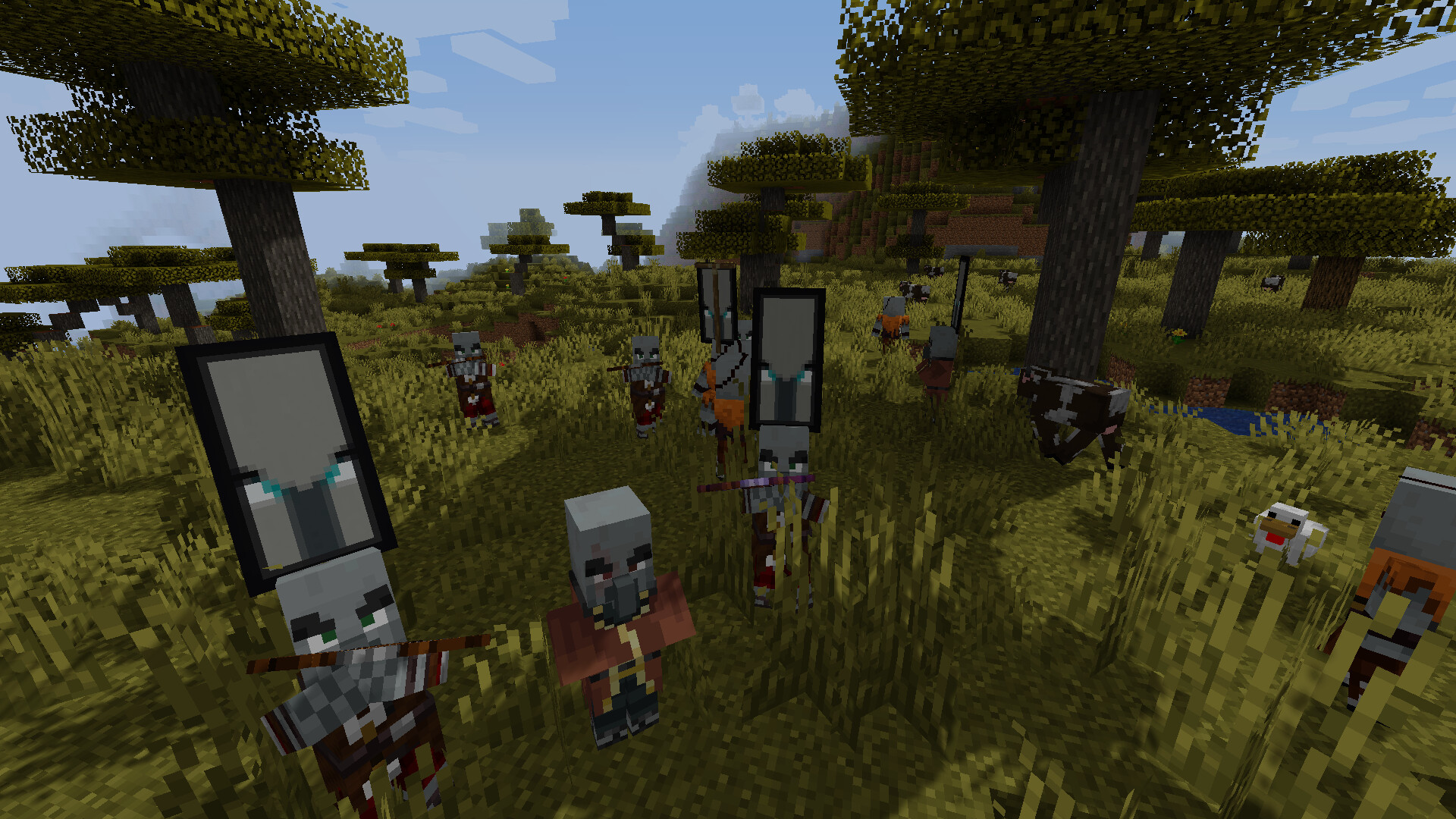 Illager Skins (Fresh animations version) (Optifine 1.17.1) Minecraft ...