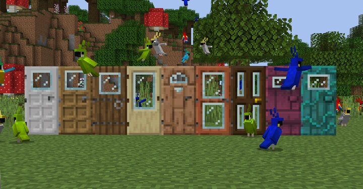 Windowed Doors Minecraft Texture Pack