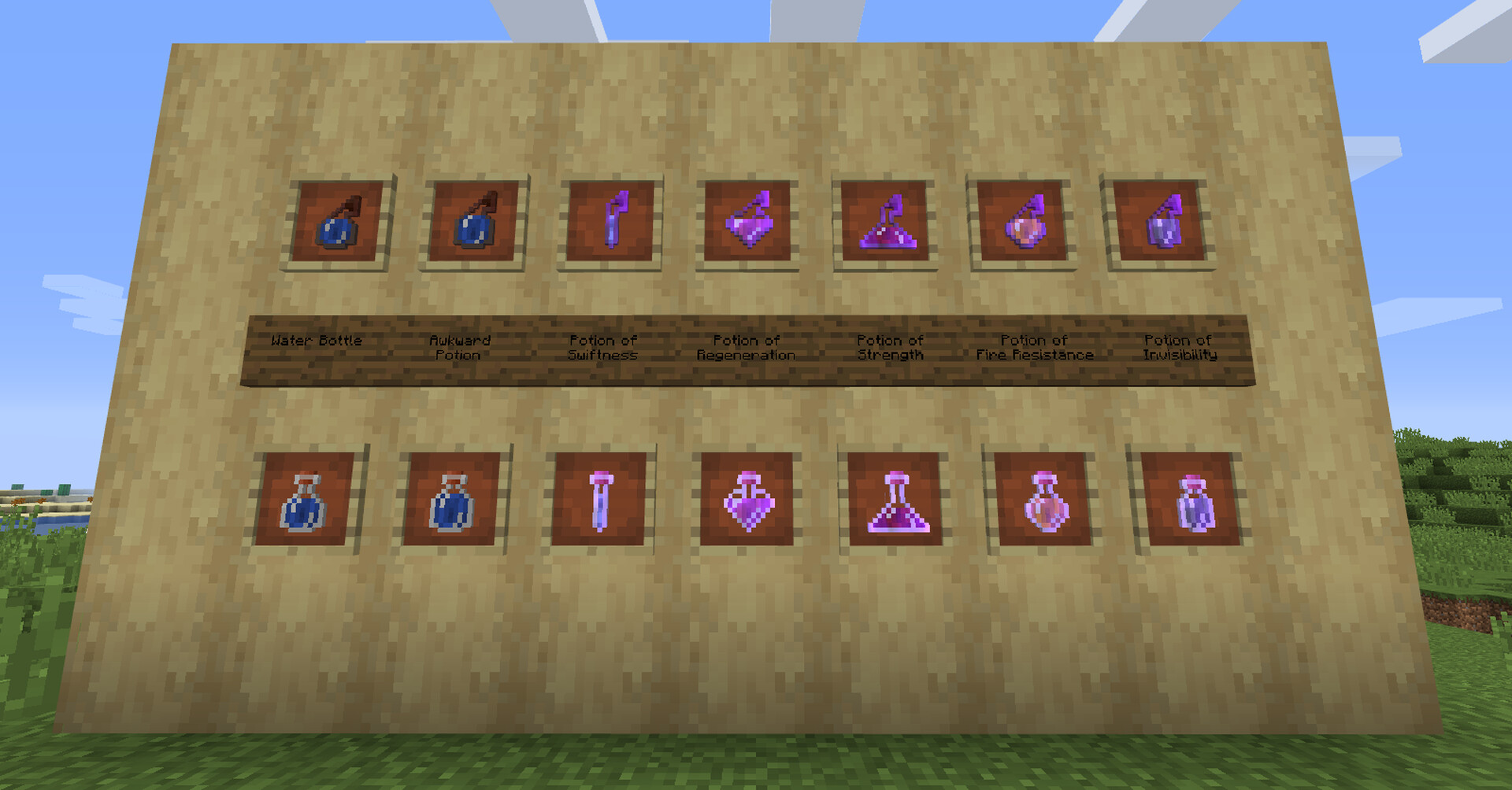 Potion Bottles Plus Minecraft Texture Pack