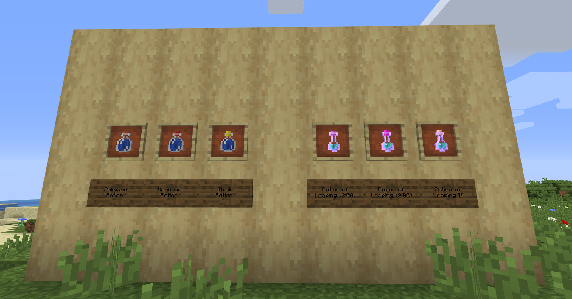 Potion Bottles Plus Minecraft Texture Pack