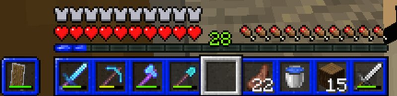 Blue GUI Resource Pack Minecraft Texture Pack