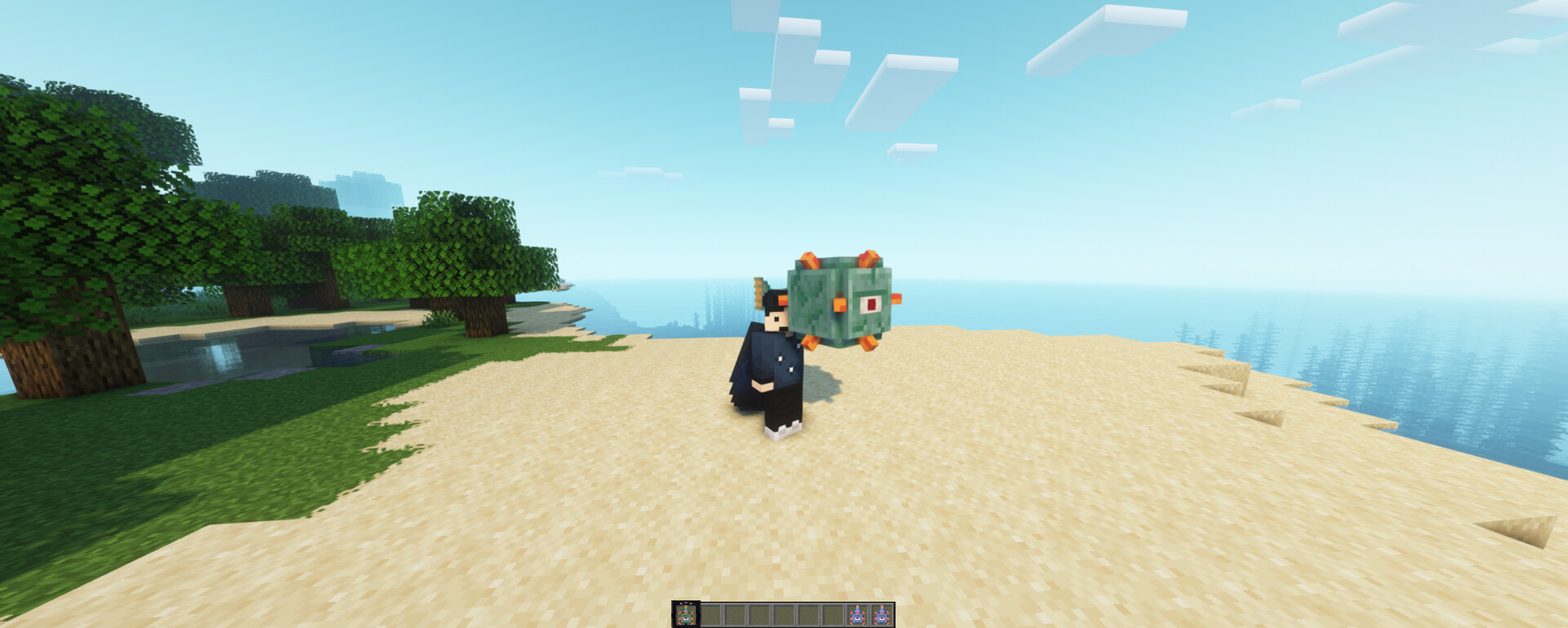 Guardian & Elder Guardian Tridents! 1.18 Minecraft Texture Pack