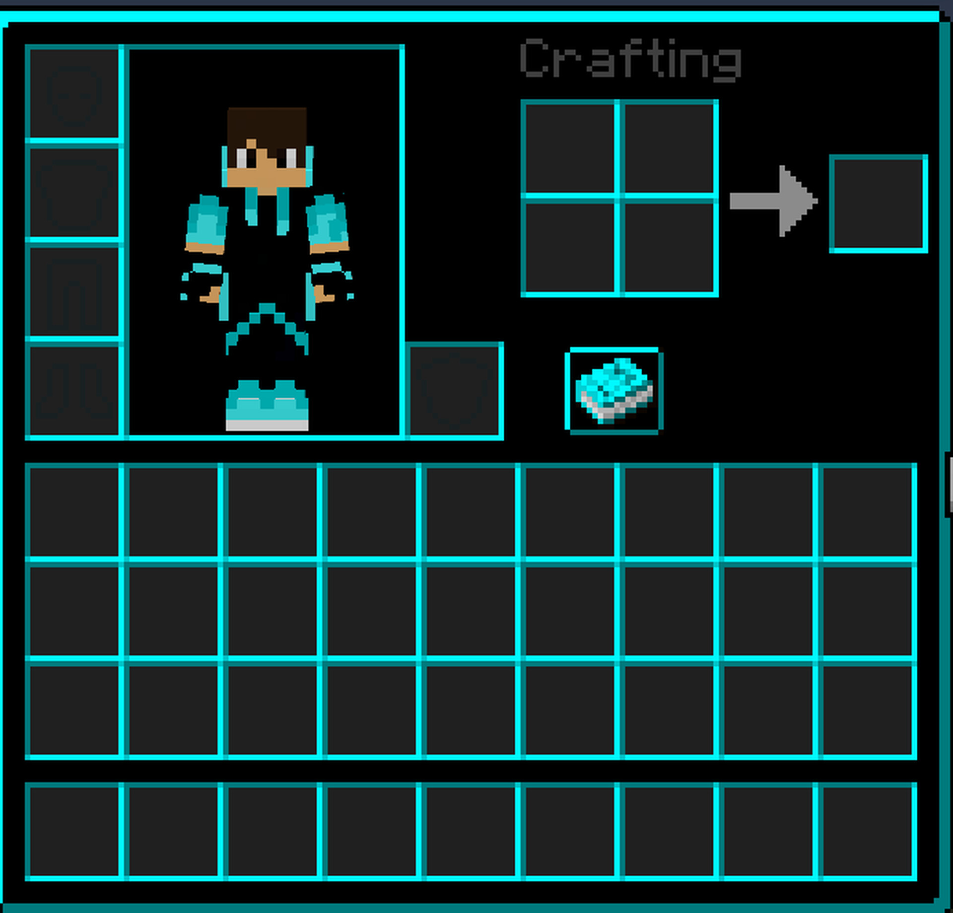 Oakljens Light Blue Gui Minecraft Texture Pack