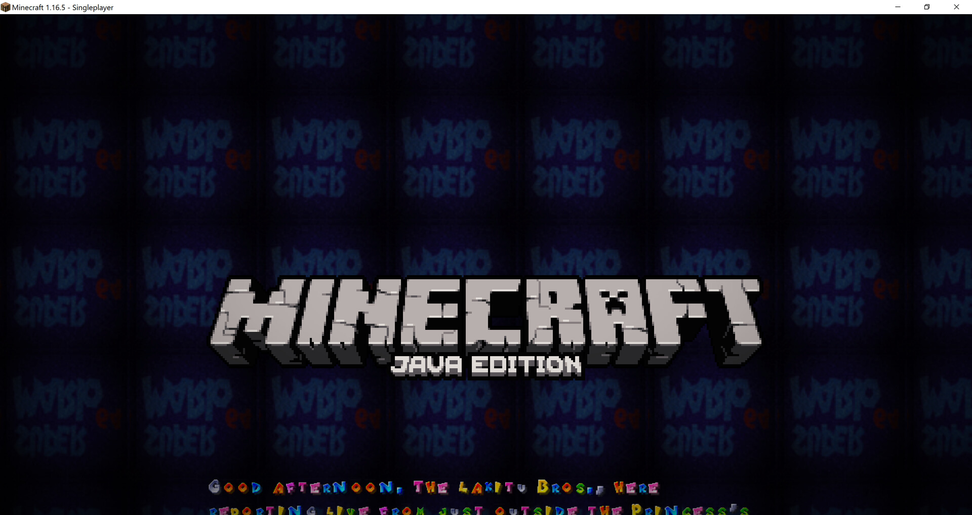 Mario 64 font 1.16.5 Minecraft Texture Pack