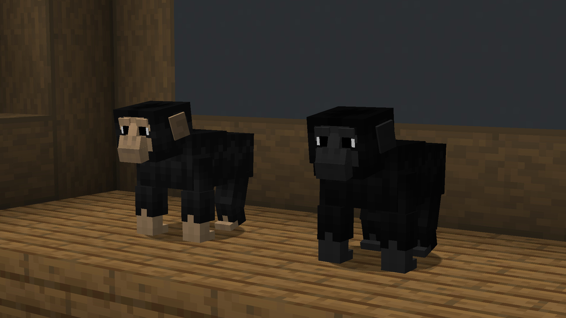 Chimpanzee - Wolf replacement (Better Dogs) Minecraft Texture Pack