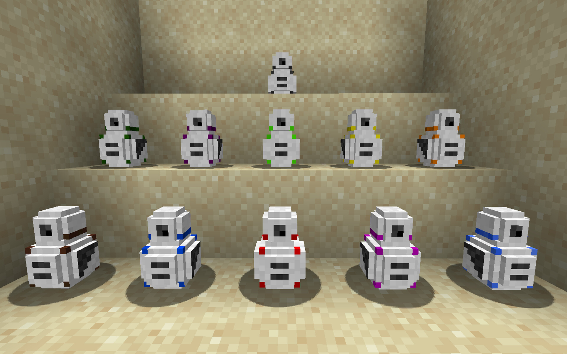 R2D2 & BB8 Minecraft Texture Pack