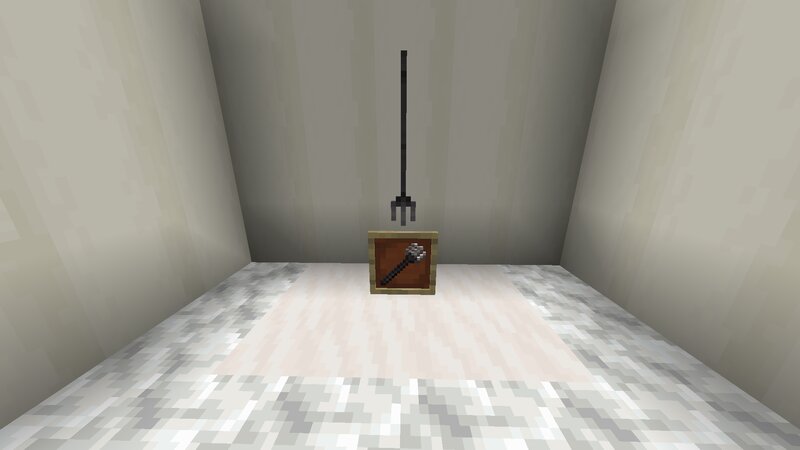 Thin Netherite Trident Minecraft Texture Pack