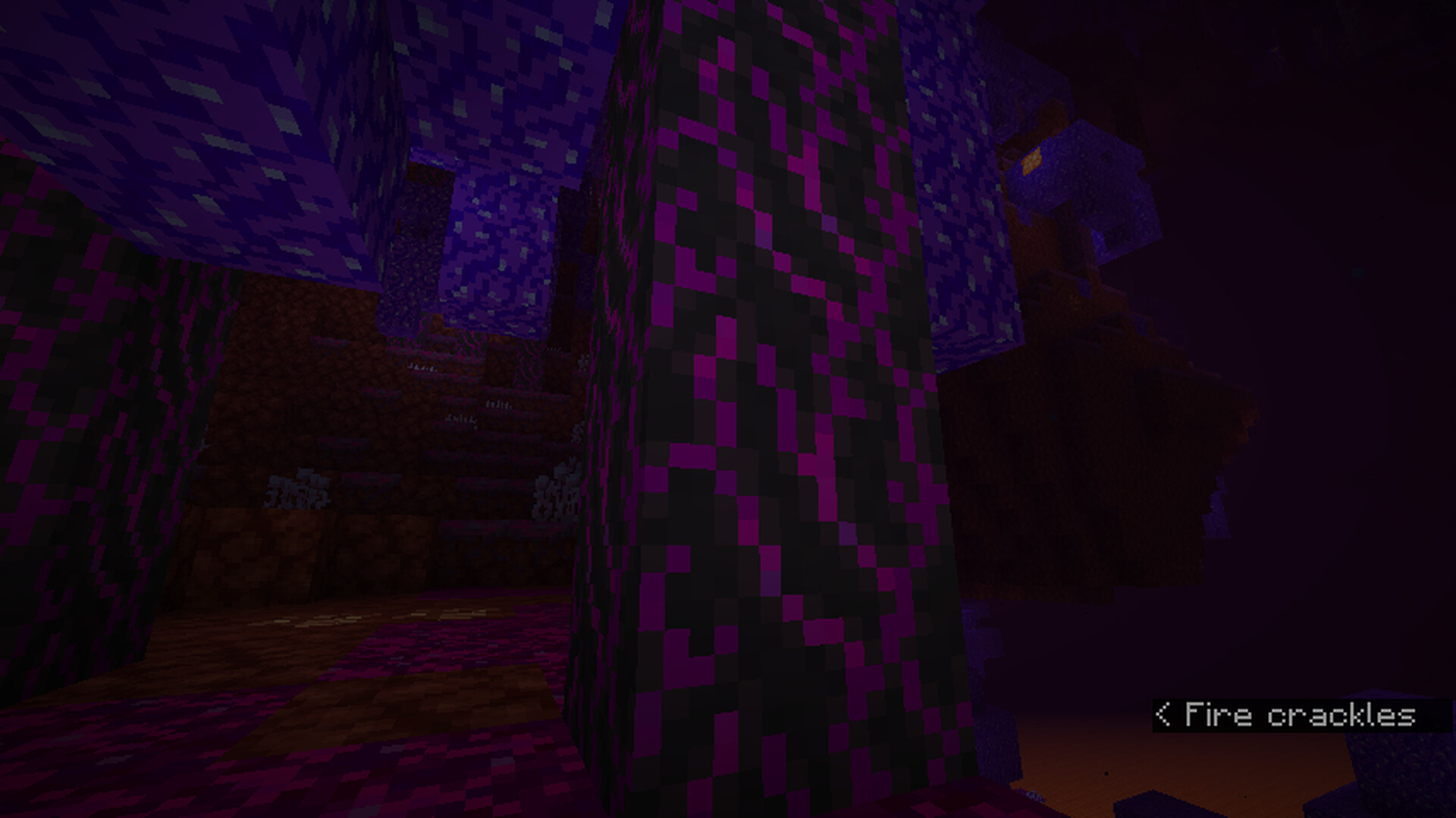 Warped wood to Purple Minecraft Texture Pack
