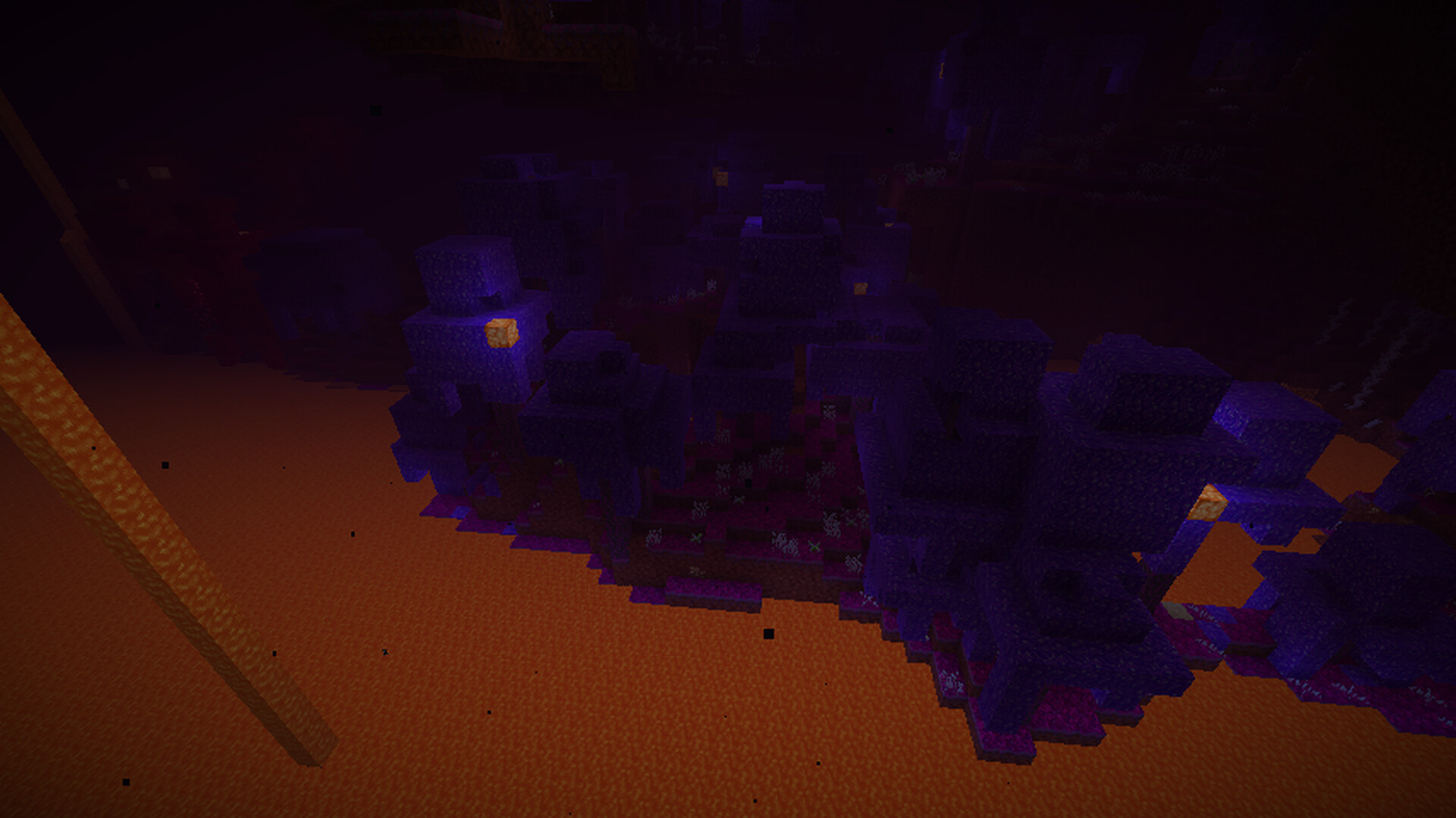 Warped wood to Purple Minecraft Texture Pack