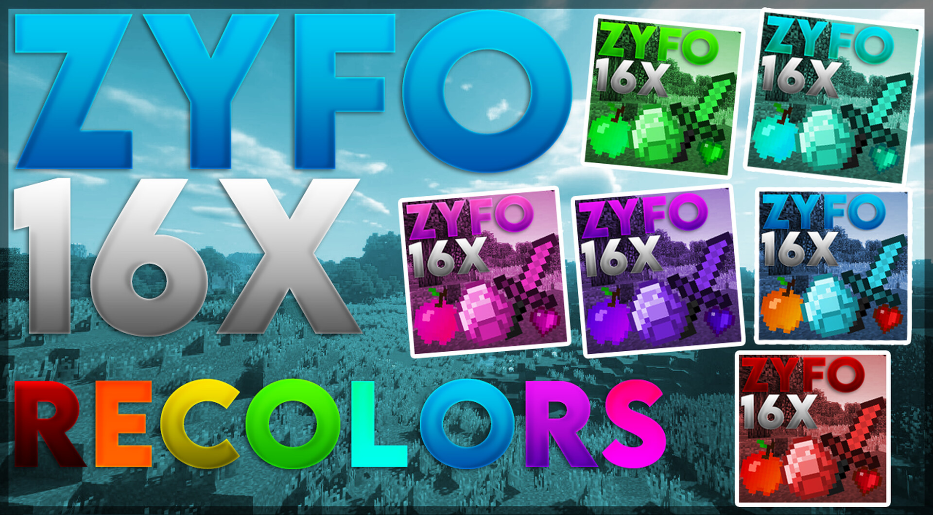 Zyfo 16x RECOLORS Minecraft Texture Pack