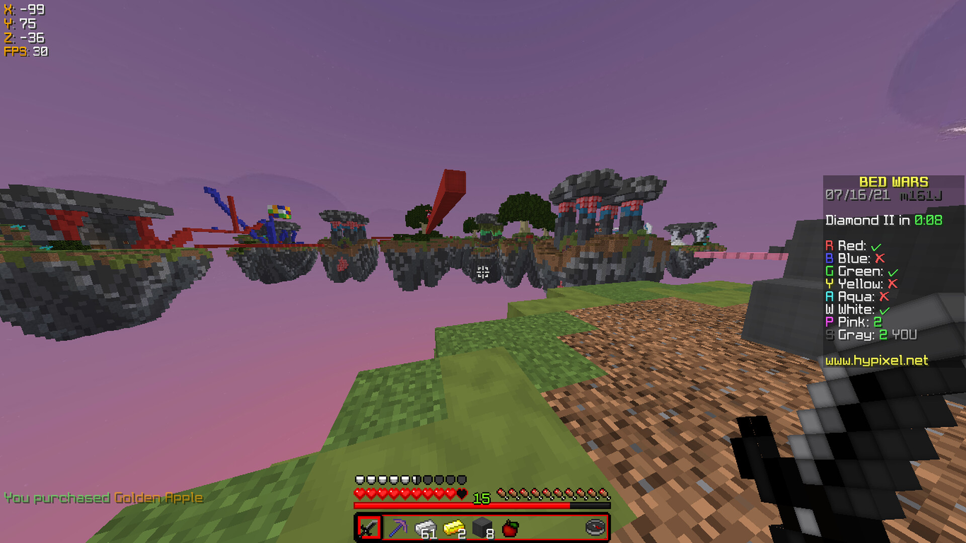 995K Custom Red PvP Pack (for 995k) Minecraft Texture Pack