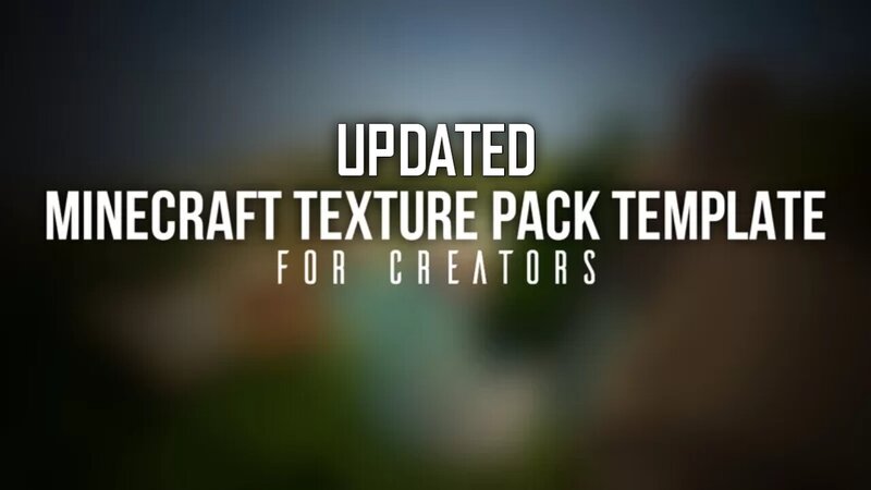 UPDATED | Minecraft Texture Pack Template for Java. (Support all ...