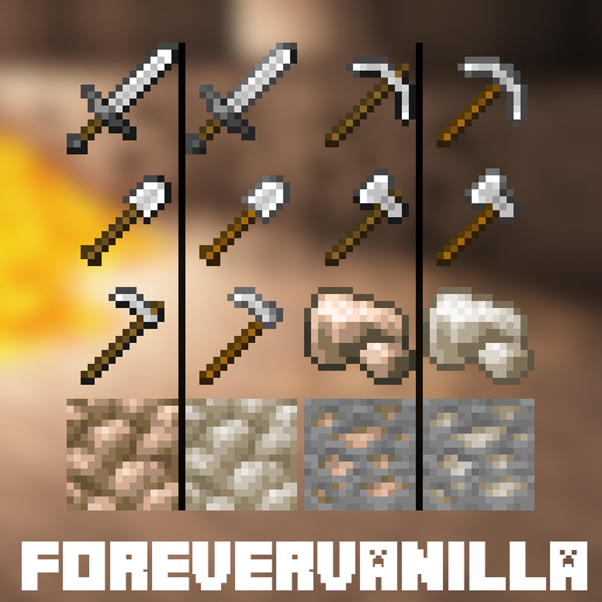 Better Iron (ForeverVanilla) Minecraft Texture Pack