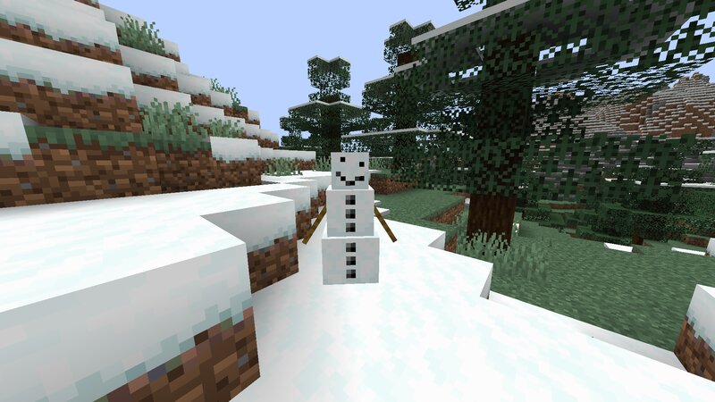 Melting Snow Golem Minecraft Texture Pack