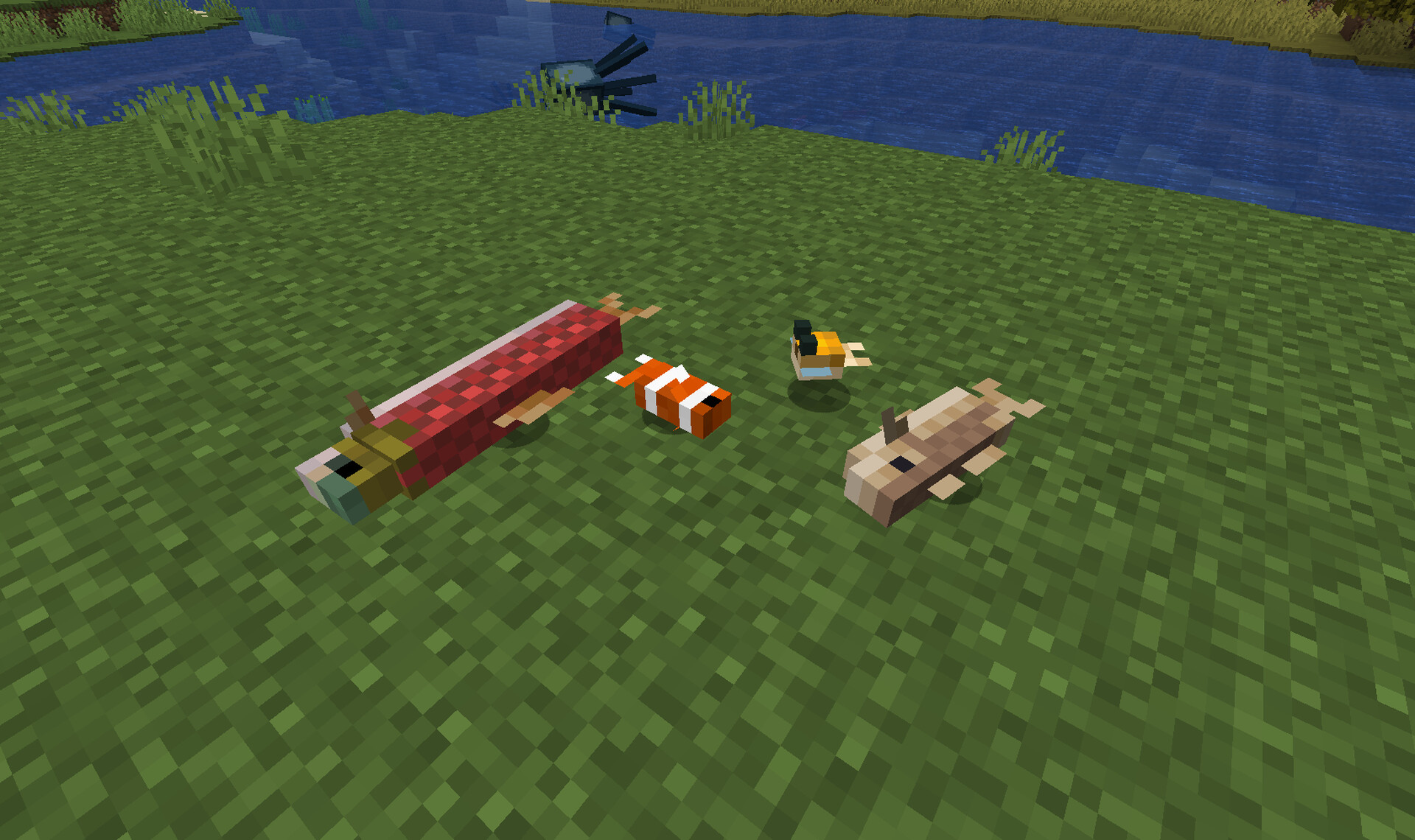 3D Fish Items Minecraft Texture Pack
