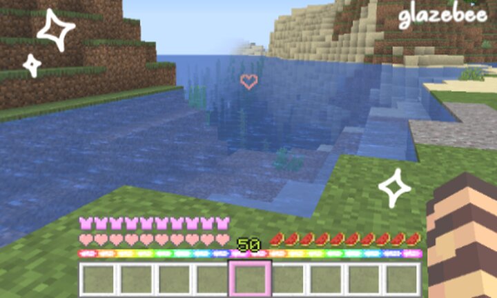 Glazebee's Cute Hotbar Icons Minecraft Texture Pack