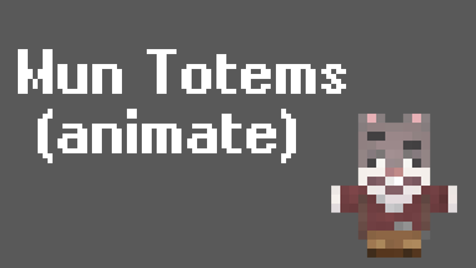Mun Totems (animate) Minecraft Texture Pack