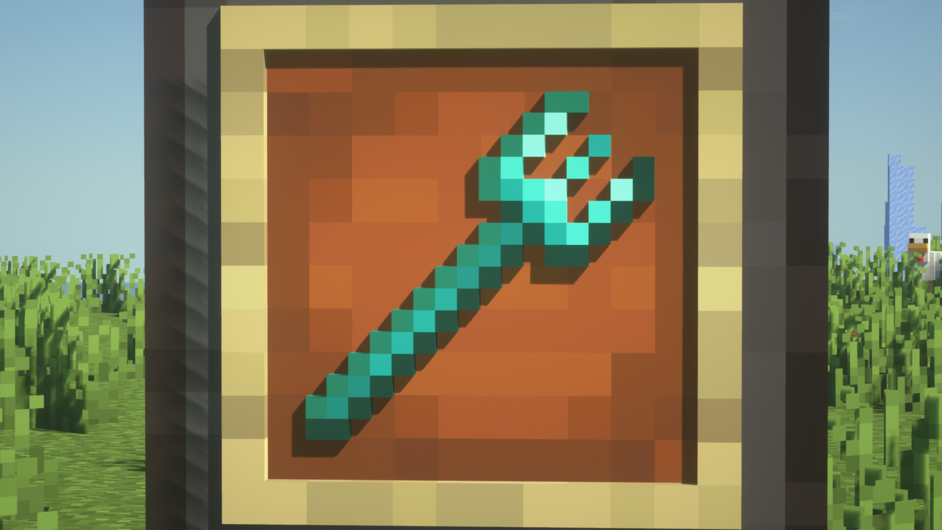 I changed the trident Minecraft Texture Pack
