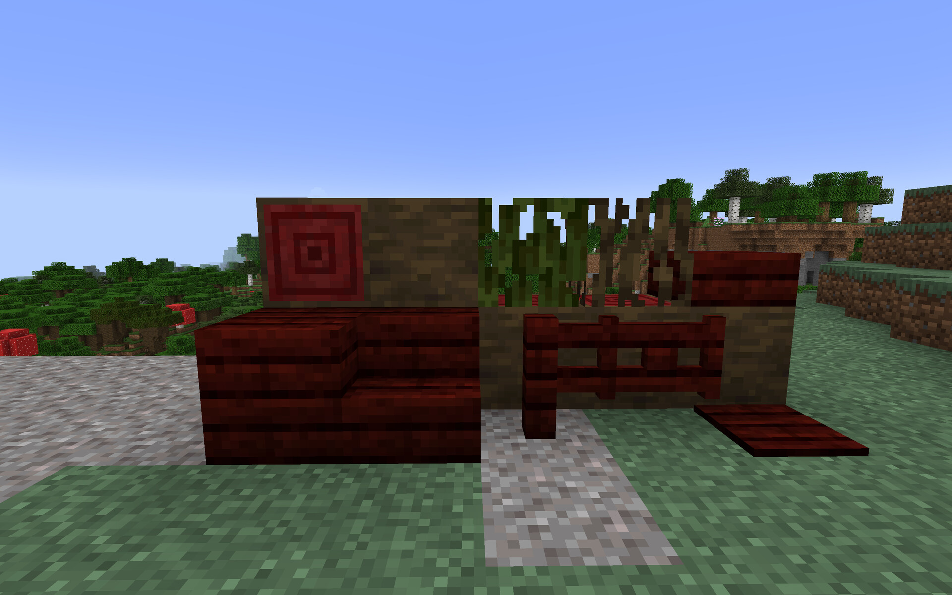 Dark Oak to Red Mangrove Minecraft Texture Pack