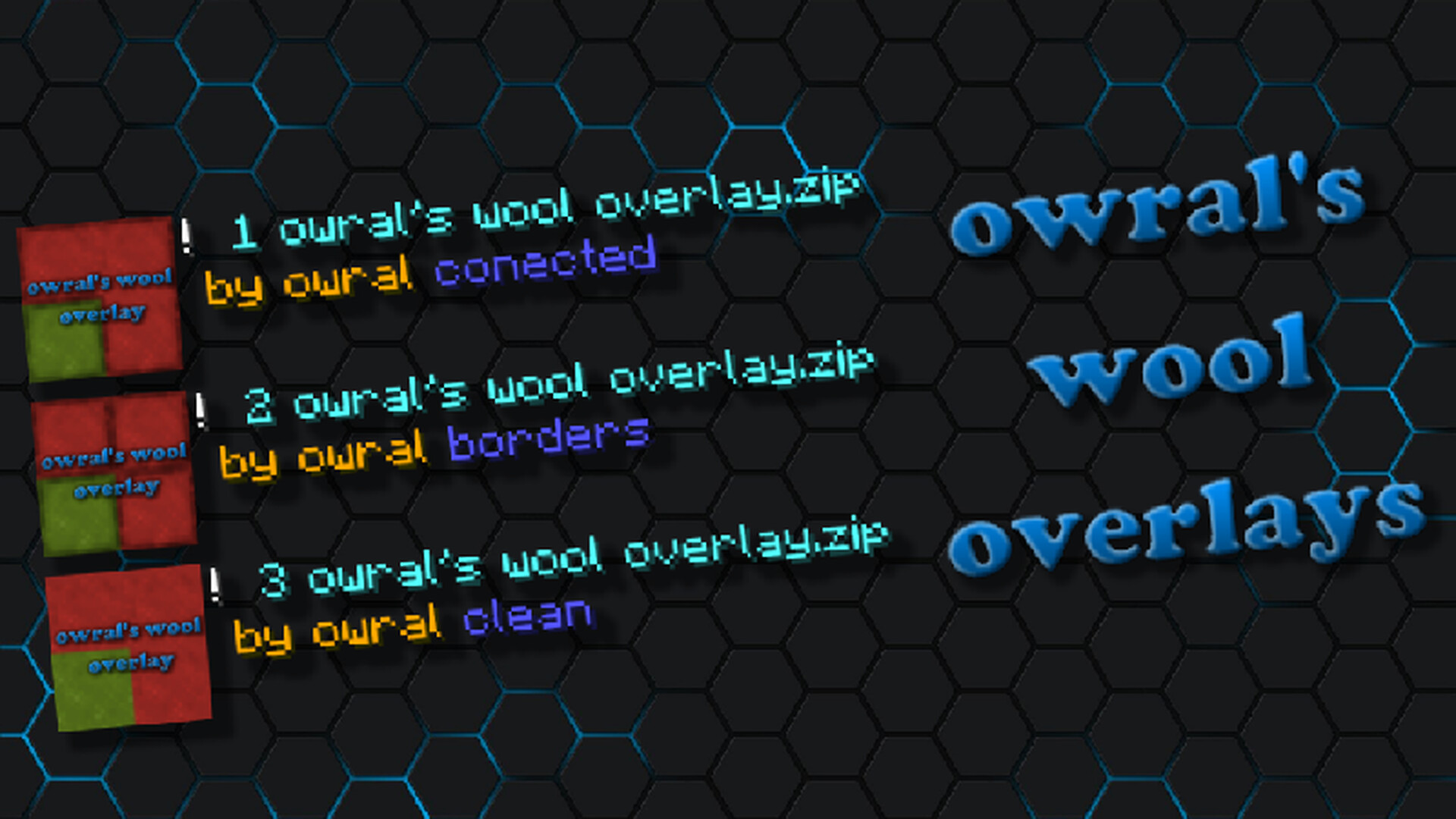 owral's wool overlay 16x Minecraft Texture Pack
