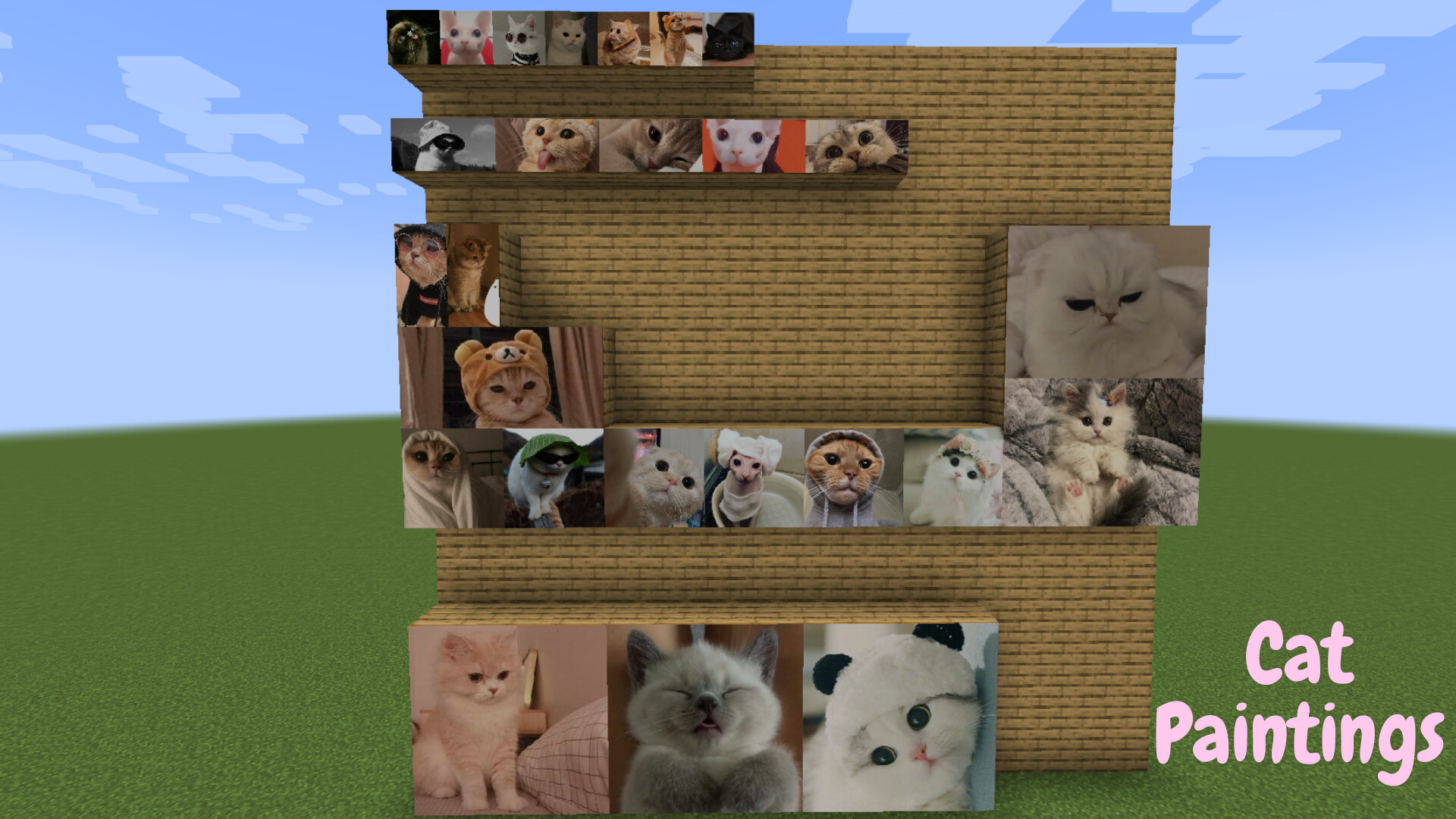 Cat Paintings Minecraft Texture Pack