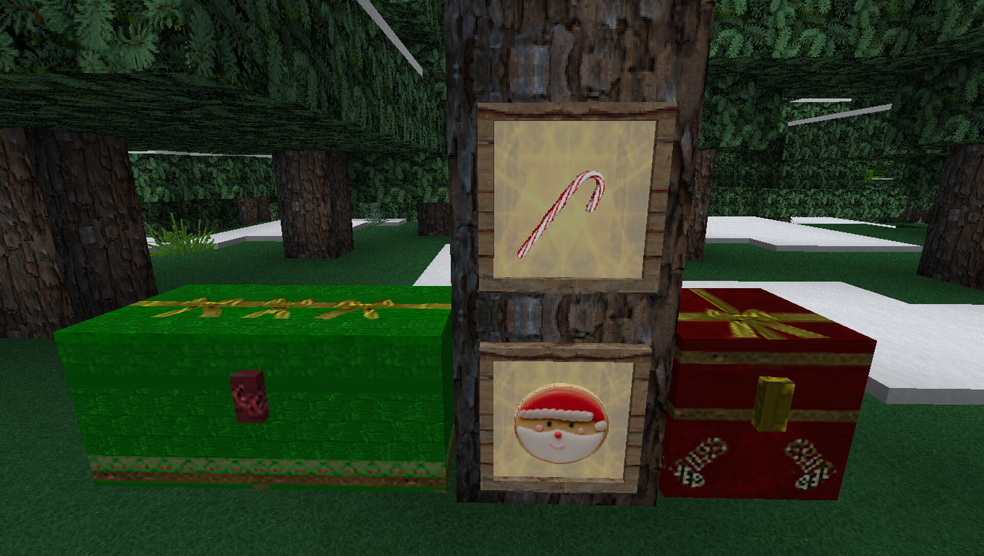 Shmoosee's Real Rustic Christmas Addon Trader Minecraft Texture Pack