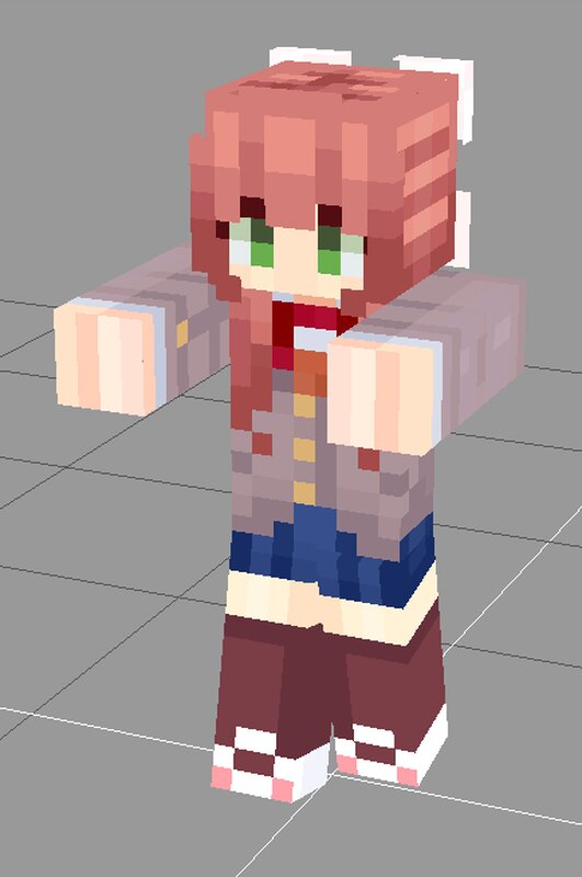 DDLC PACK ( only if you are fans of DDLC ) Minecraft Texture Pack