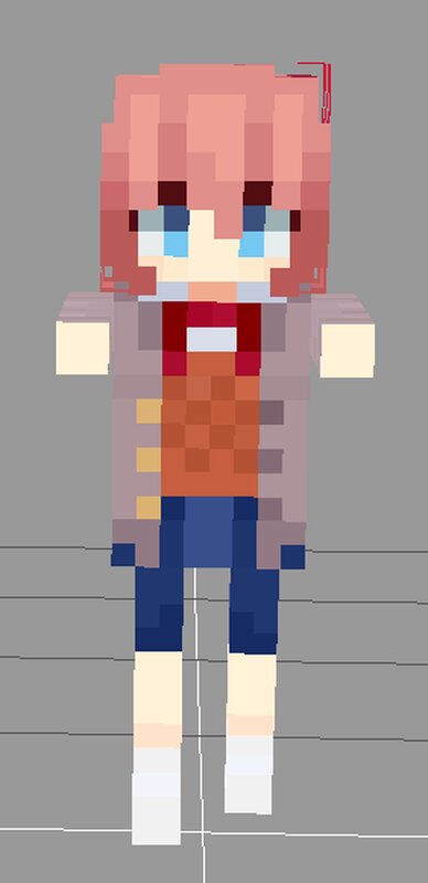 DDLC PACK ( only if you are fans of DDLC ) Minecraft Texture Pack