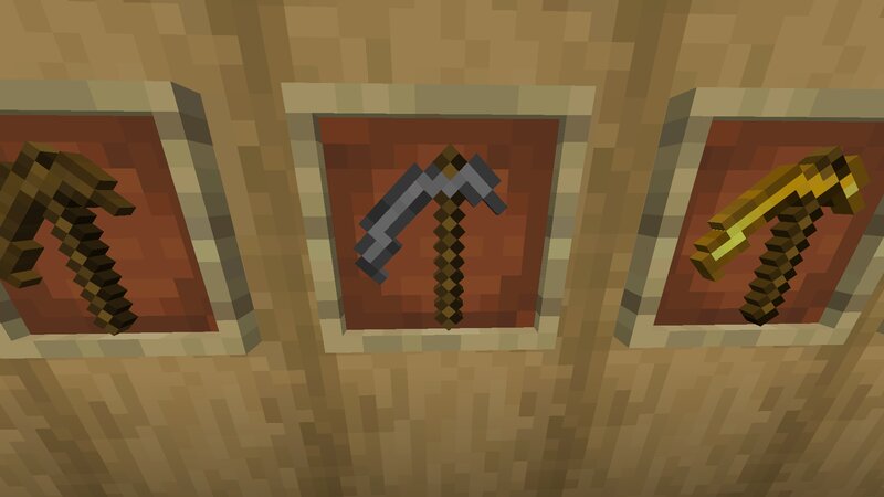 Hoe Scythes Minecraft Texture Pack