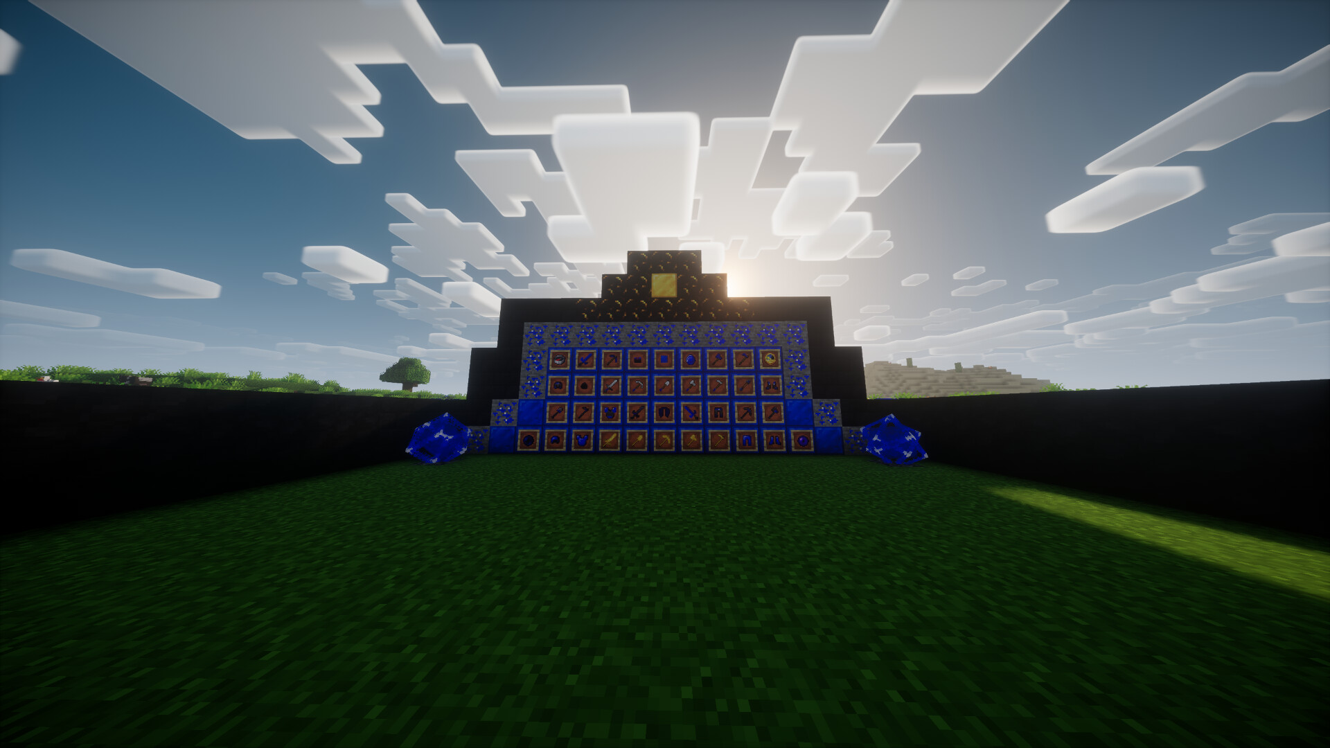 Diamond Remake Dark Blue Version (Optifine) Minecraft Texture Pack