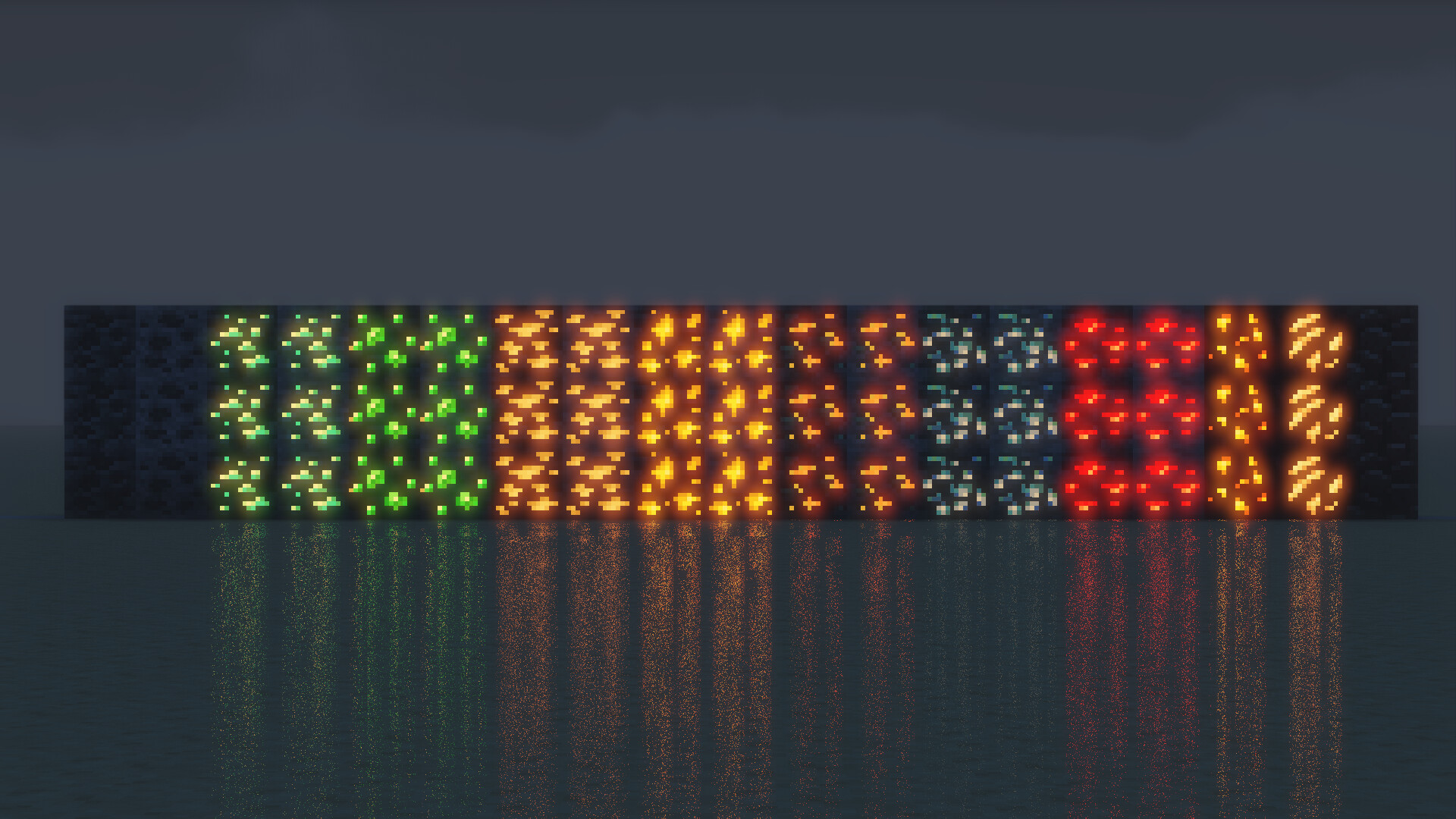 Emissive Ores 1.18 Minecraft Texture Pack