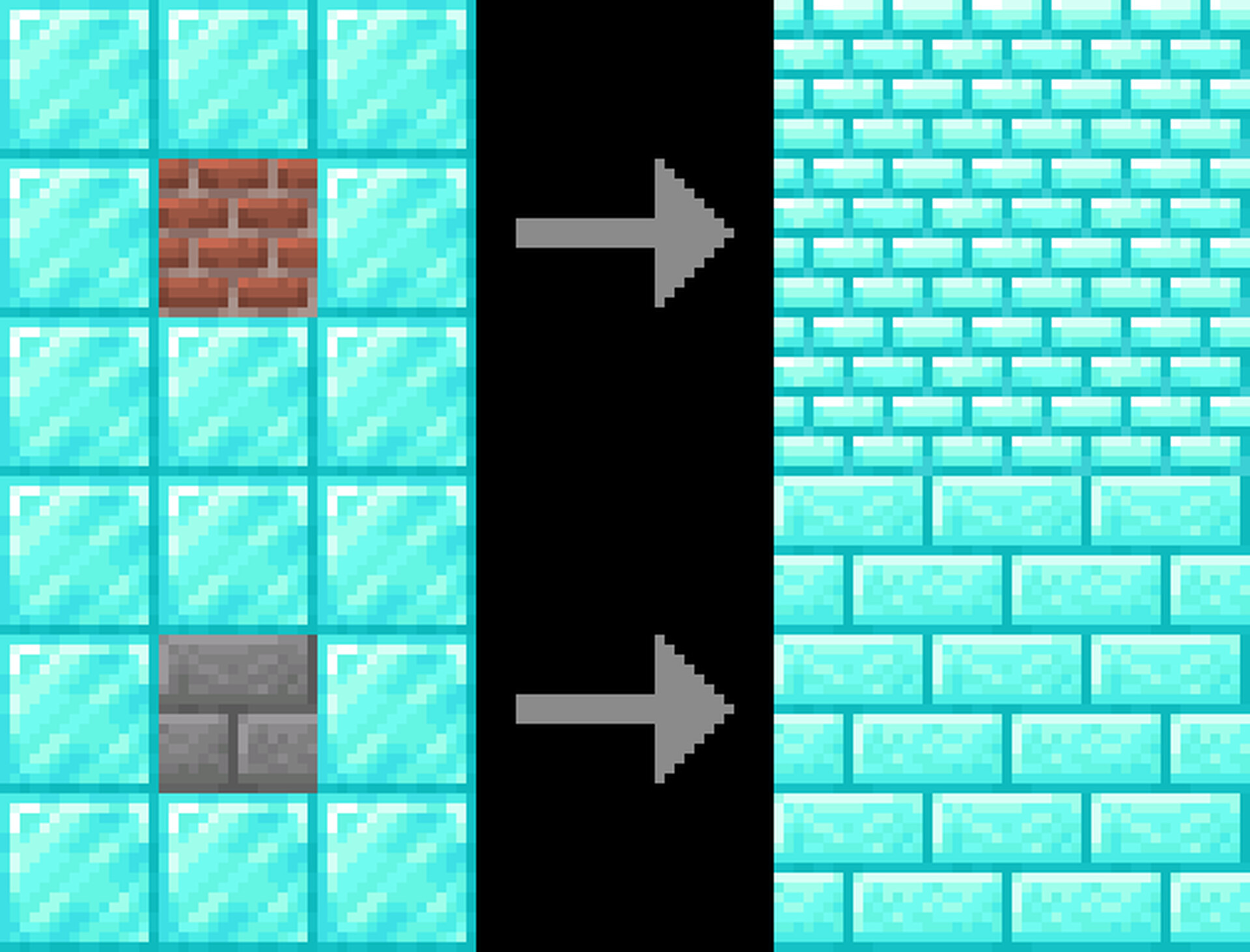 Chiseled Diamond block [Optifine is required!] Minecraft Texture Pack