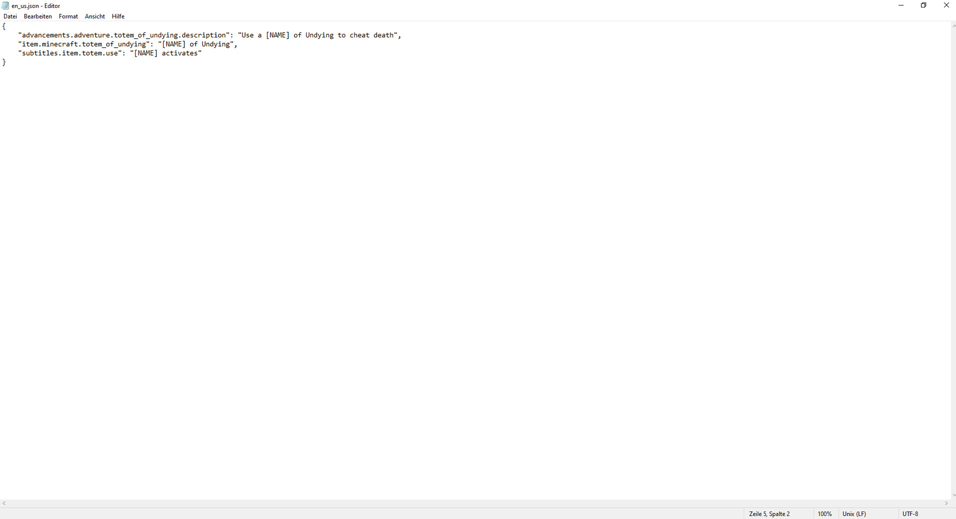 Custom Totem Template Minecraft Texture Pack
