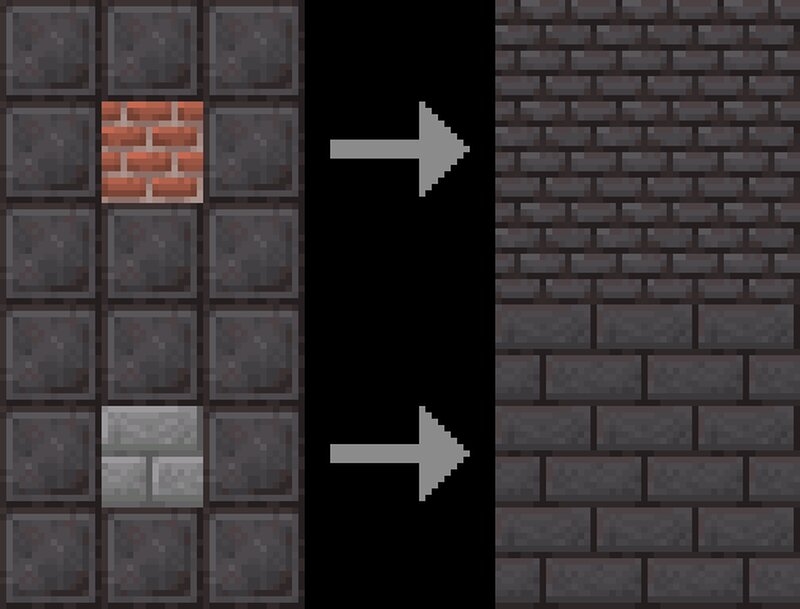 Chiseled Netherite block [Optifine is required!] Minecraft Texture Pack