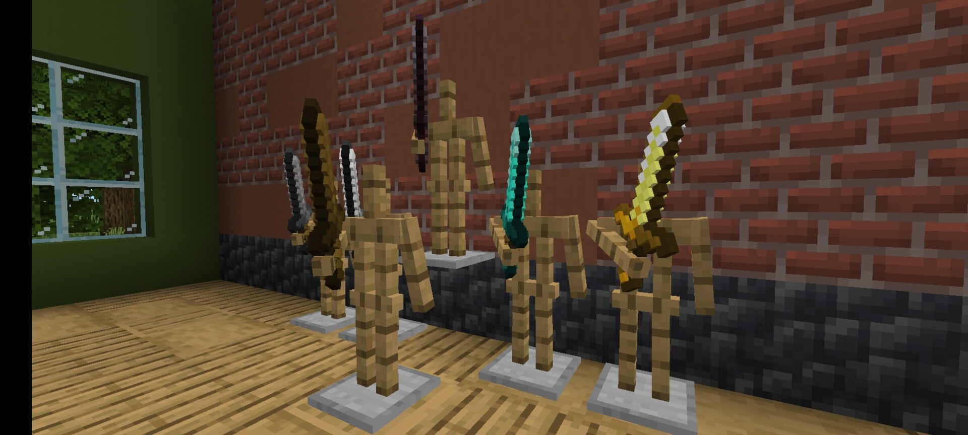 (Bedrock) 3D Default Swords Pack Minecraft Texture Pack
