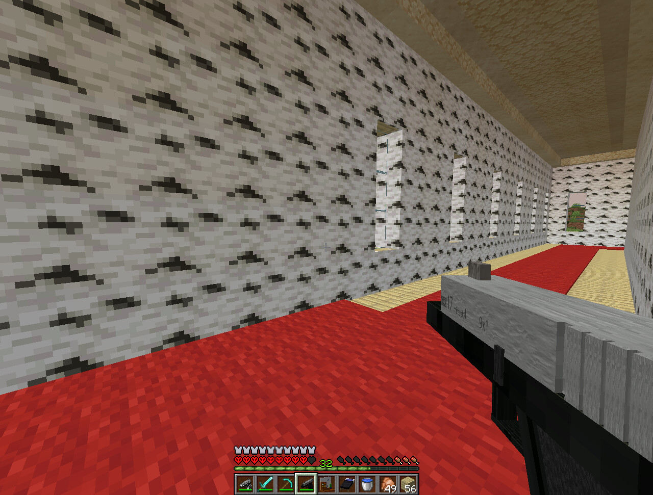 クロスボウ→グロック 17 Minecraft Texture Pack