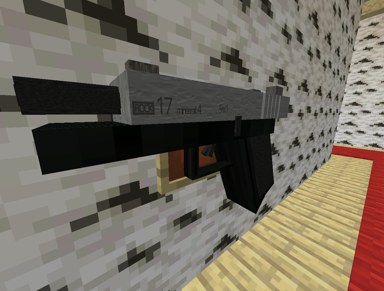 クロスボウ→グロック 17 Minecraft Texture Pack